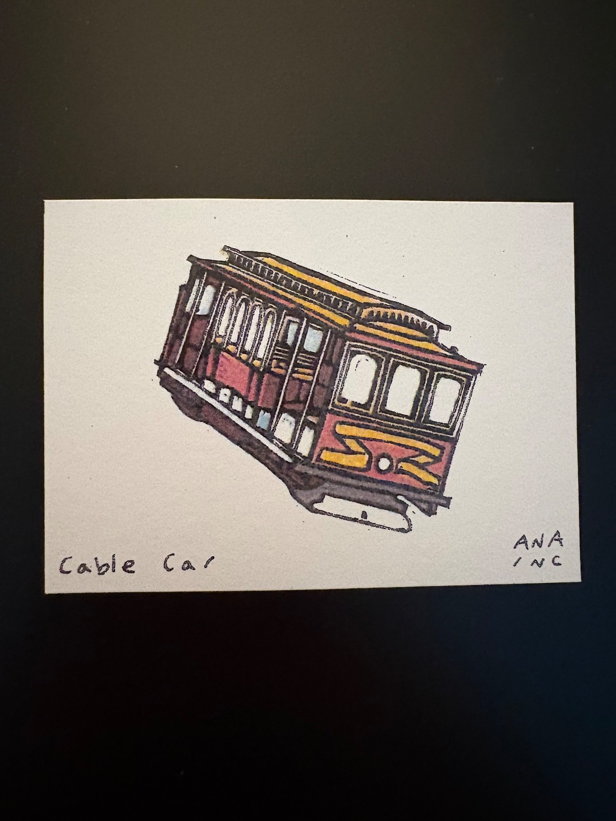 Ana Inciardi Vending Machine Mini Print Cable Car SF | eBay