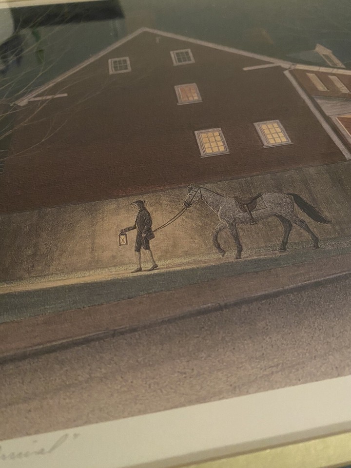 John Furches “Late Arrival” Signed 21” x 28” Framed Print 80/950 | eBay