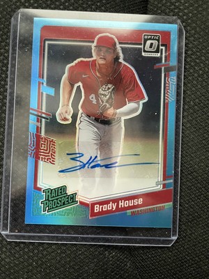 2023 Donruss Optic Rated Prospects Signatures #57 Brady House Top ...