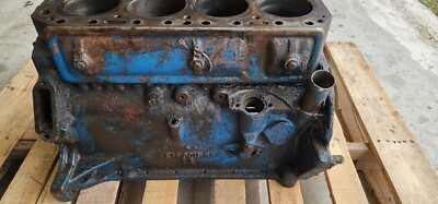 Ford Tractor Engine Block EAF 6015 H - 172 Cu In 4 Cylinder Gas Engine ...