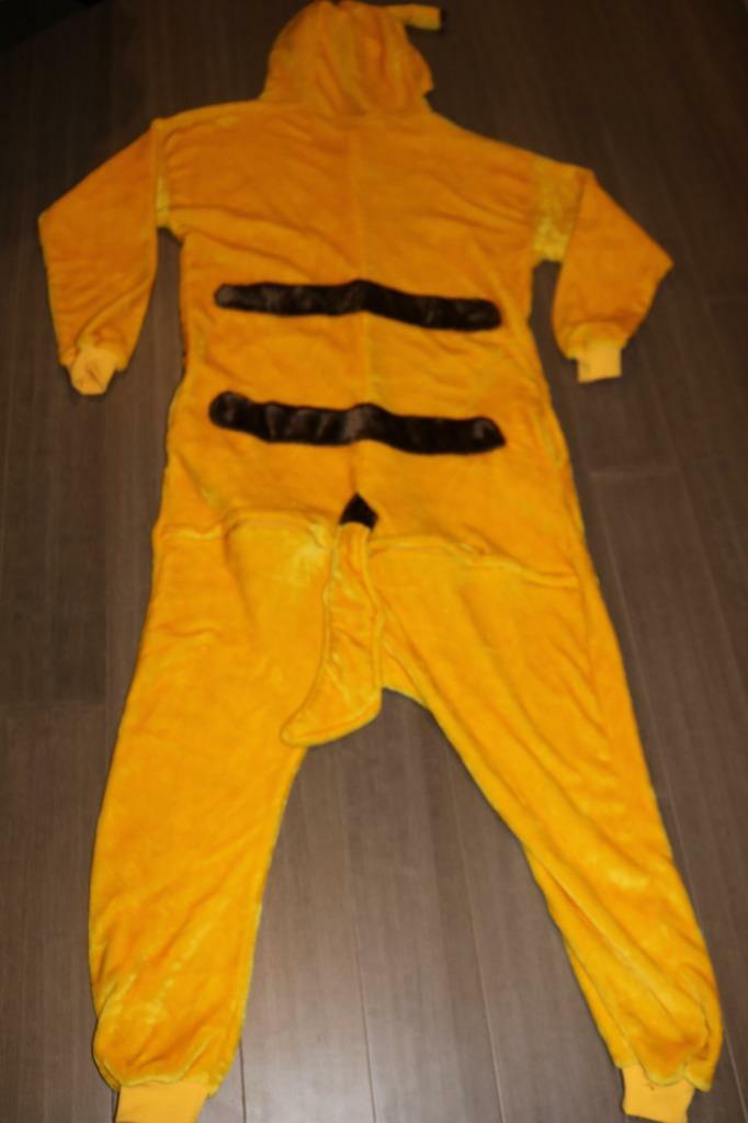POKEMON PIKACHU ADULT HALLOWEEN COSTUME FULL BODYSUIT… - Gem