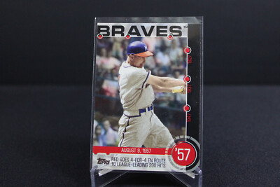 2015 Topps Series 1 RED SCHOENDIENST BASEBALL HISTORY #3B Milwaukee ...