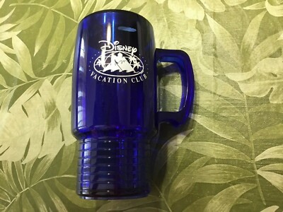 New Disney DVC blue mug with handle and lid | eBay