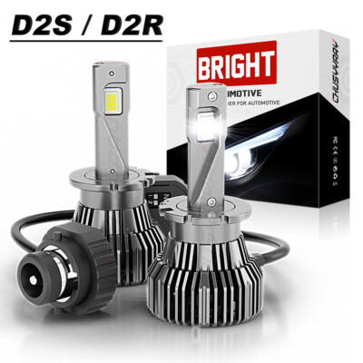 For 2002-2005 Lexus SC430 6000K LED Headlight Bulbs Conversion Kit D2S ...