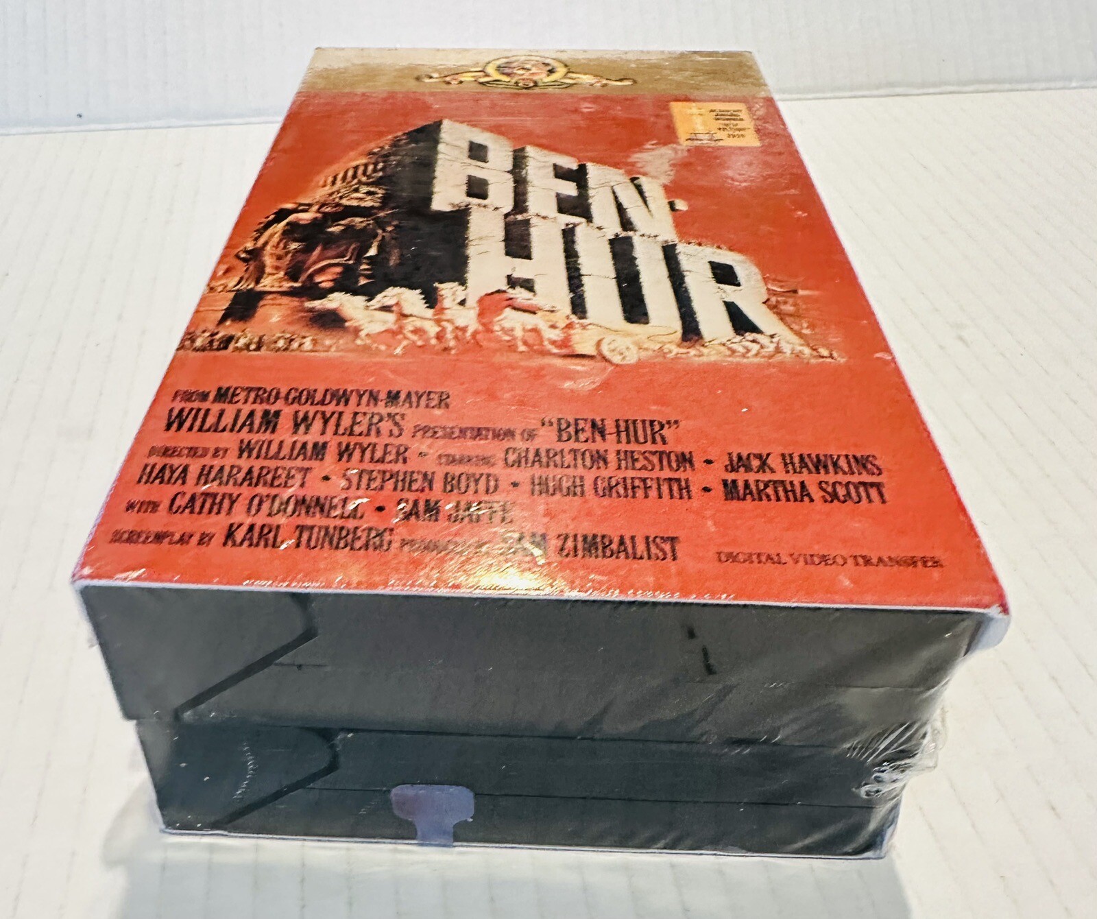 Ben Hur (VHS, 1988) Charlton Heston 2 Tape set MGM 1959 Best Picture ...