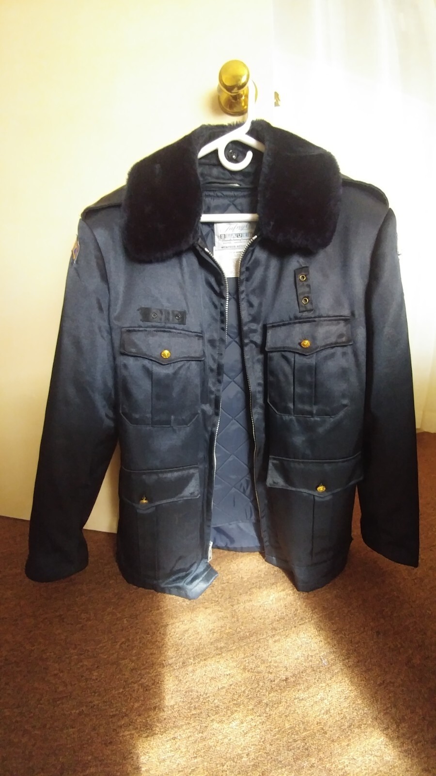 Tufnyl by Blauer Police Jacket w/ Liner Mens 42L | eBay