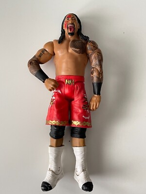 WWE W Jimmy USO Battle Pack Red Shorts 7" Action Figure | eBay