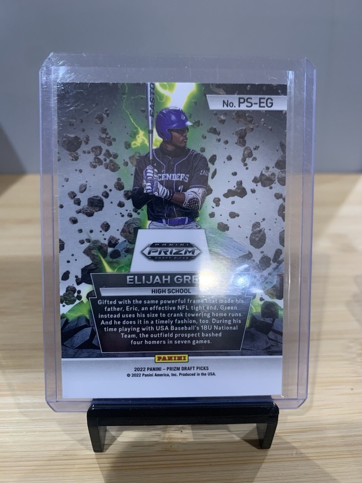 2022 Panini Prizm Draft Picks Elijah Green Power Surge Insert #PS-EG | eBay