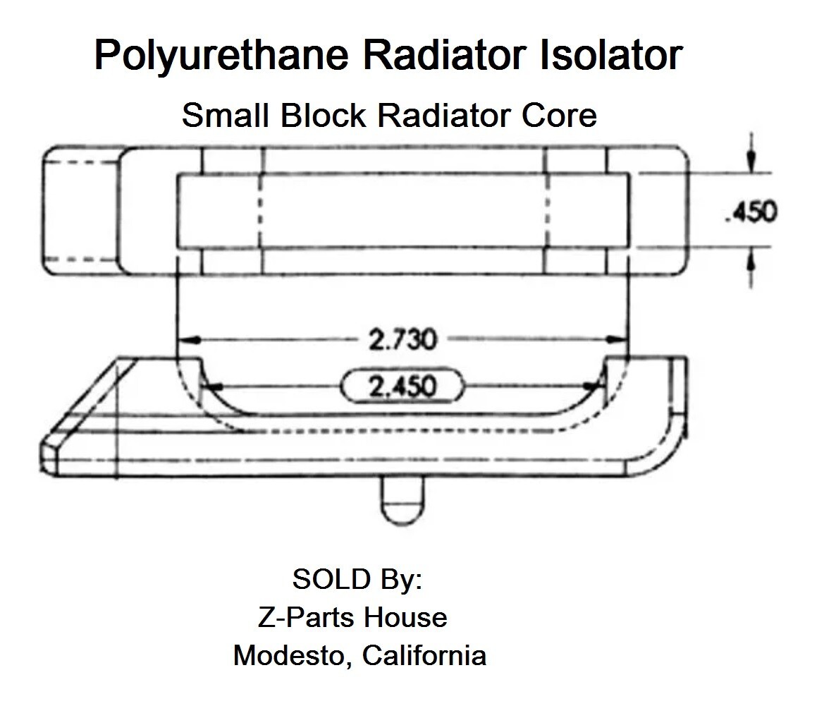 CHEVY GMC Truck (73-87) Polyurethane Radiator Isolators 3.6117G | eBay