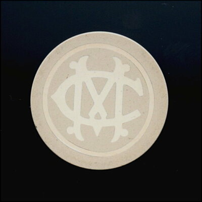 OLD VINTAGE ILLEGAL - DIE CUT INLAID CHIP - M C - CHICAGO ILLINOIS ...