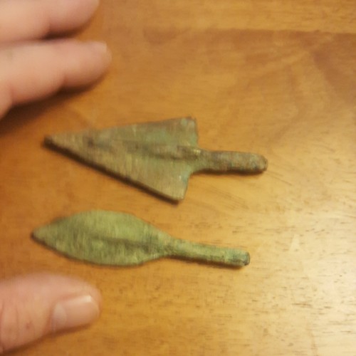 AUTHENTIC European iron age Arrowheads / LOT of 2. | eBay