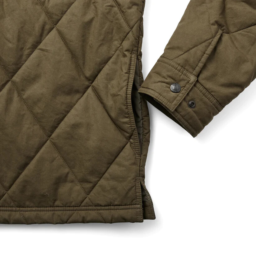 Filson Hyder Quilted Jac Shirt 20019390 Marsh Olive CC Otter Jacket ...
