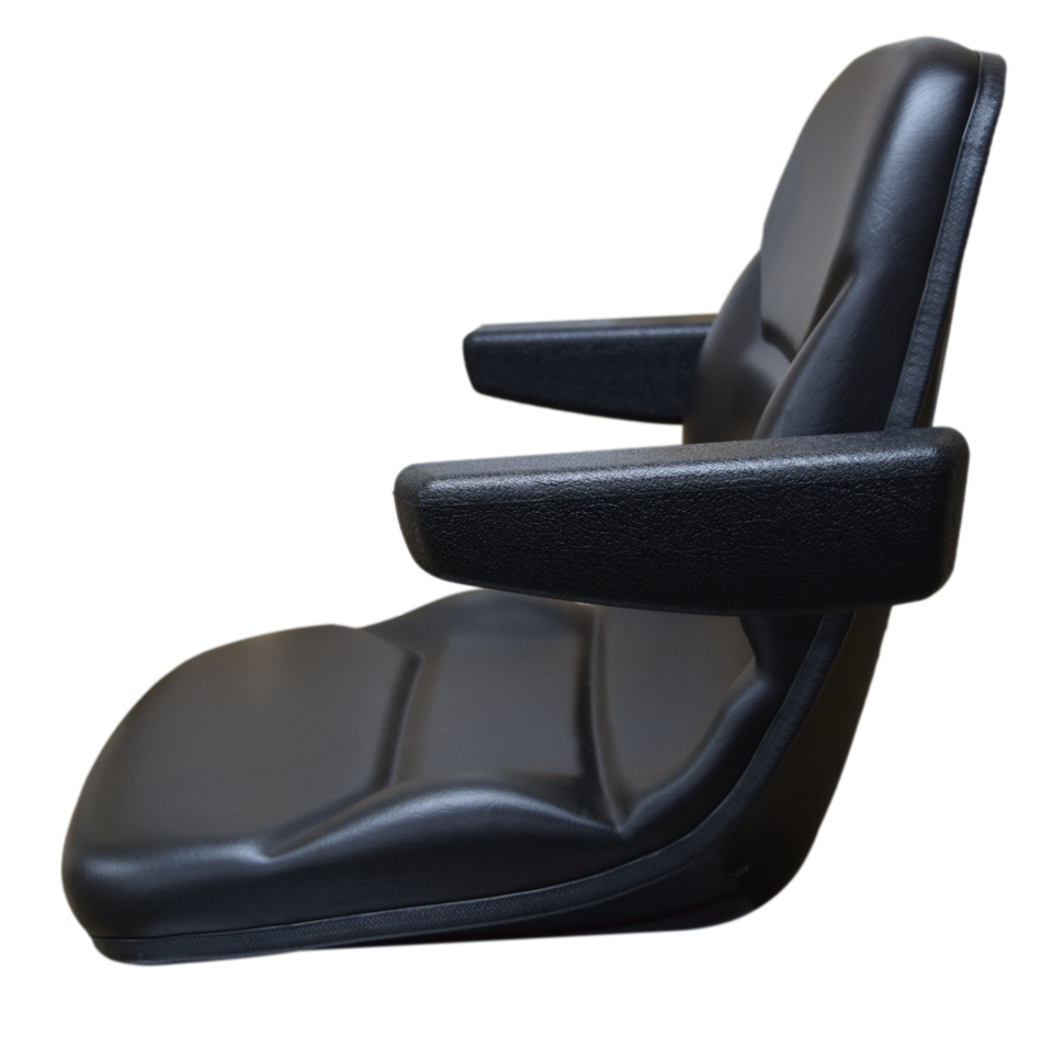 Walker Mower Seat With Armrests Zero Turn High Back Black AGCO Cub ...