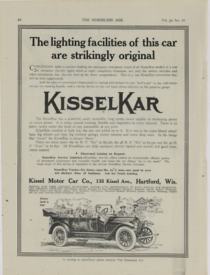 1914 Kissel Motor Car Co. Ad: KisselKar, Every Inch A Car - Hartford ...