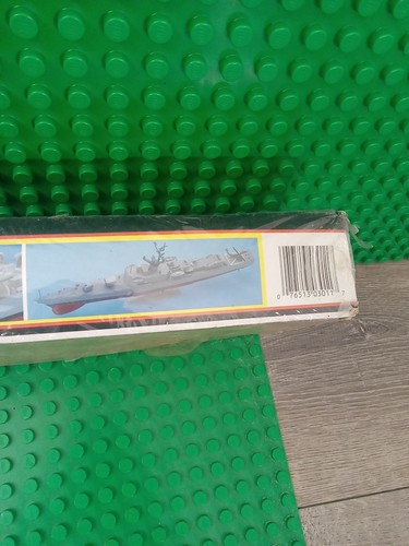 Vintage 1987 Monogram U.S.S. Ramsey Guided Missile Destroyer Model Ship ...