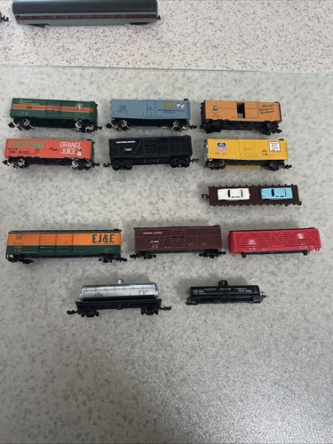 N Scale Train Car Lot Of 12 Pieces READ | eBay