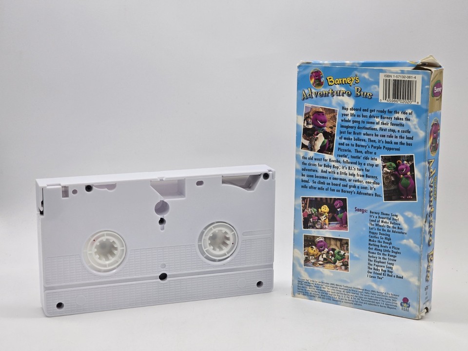 Barney - Barney's Adventure Bus VHS 1997 45986020208| eBay