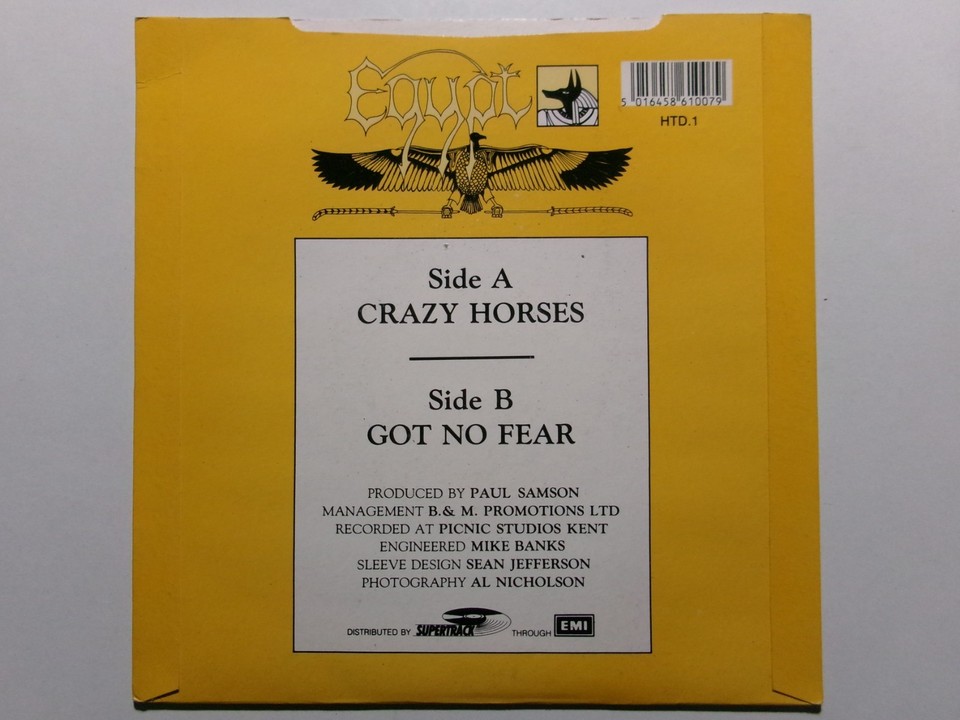 EGYPT CRAZY HORSES GOT NO FEAR HTD 7 HTD 1 HEAVY METAL PRESS RELEASE | eBay UK