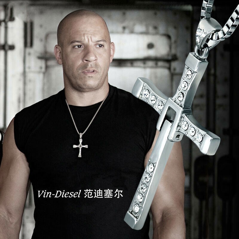 Fast and Furious Dominic Toretto Cross Pendant 925 Sterling Silver ...