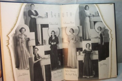 OLD QUEENS CHICORA COLLEGE YEARBOOK 1937 CORONET BOOK | eBay