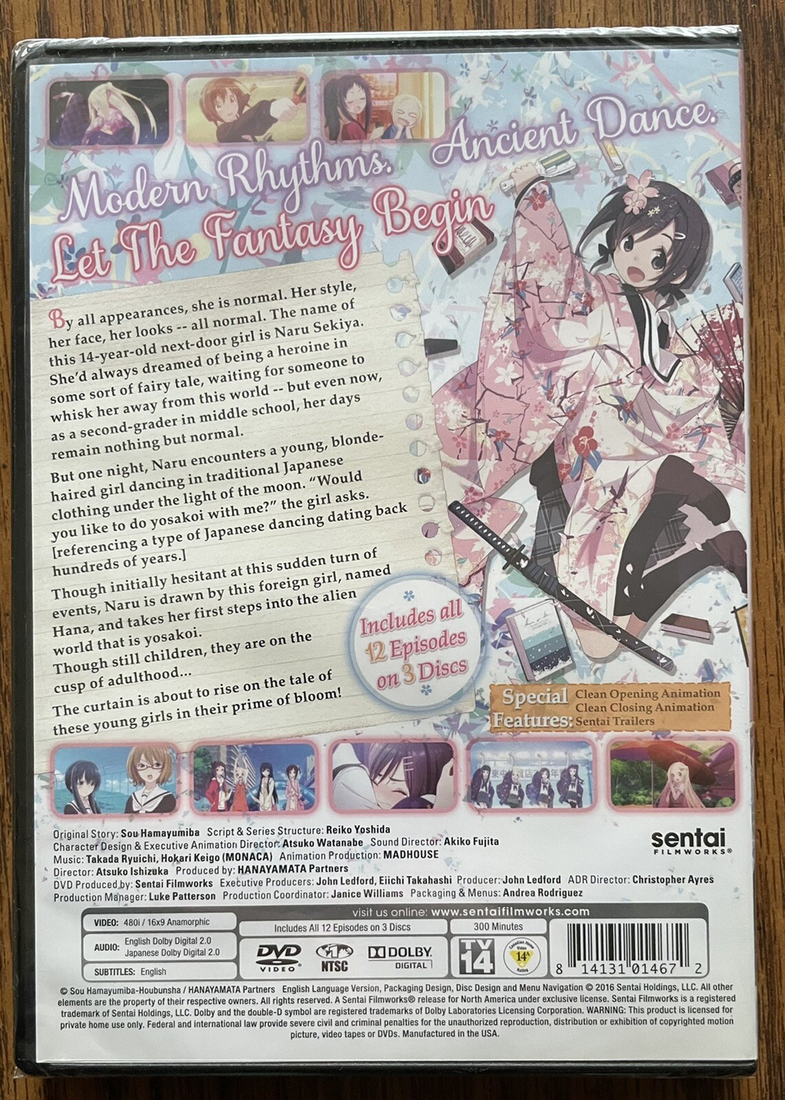 Hanayamata: Complete Collection (DVD, 2016, 3-Disc Set) 814131014672 | eBay