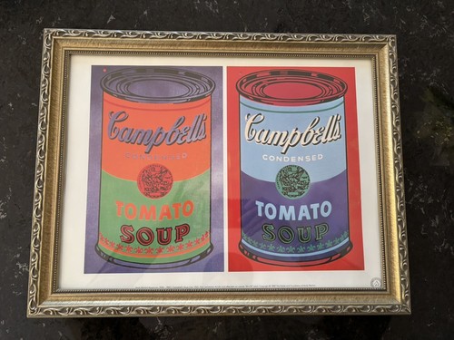 ANDY WARHOL ESTATE RARE 1989 POP ART LITHOGRAPH PRINT "CAMPBELL'S SOUP ...