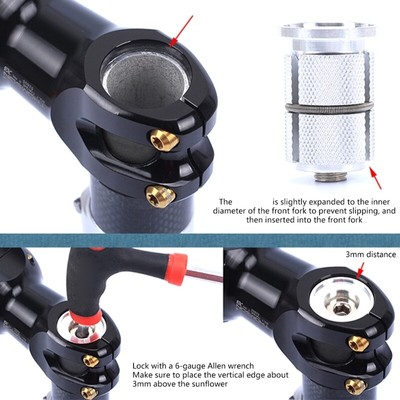 Bicycles Compression Plug Steerer Headset Expansion Bolts Insert Bowl ...