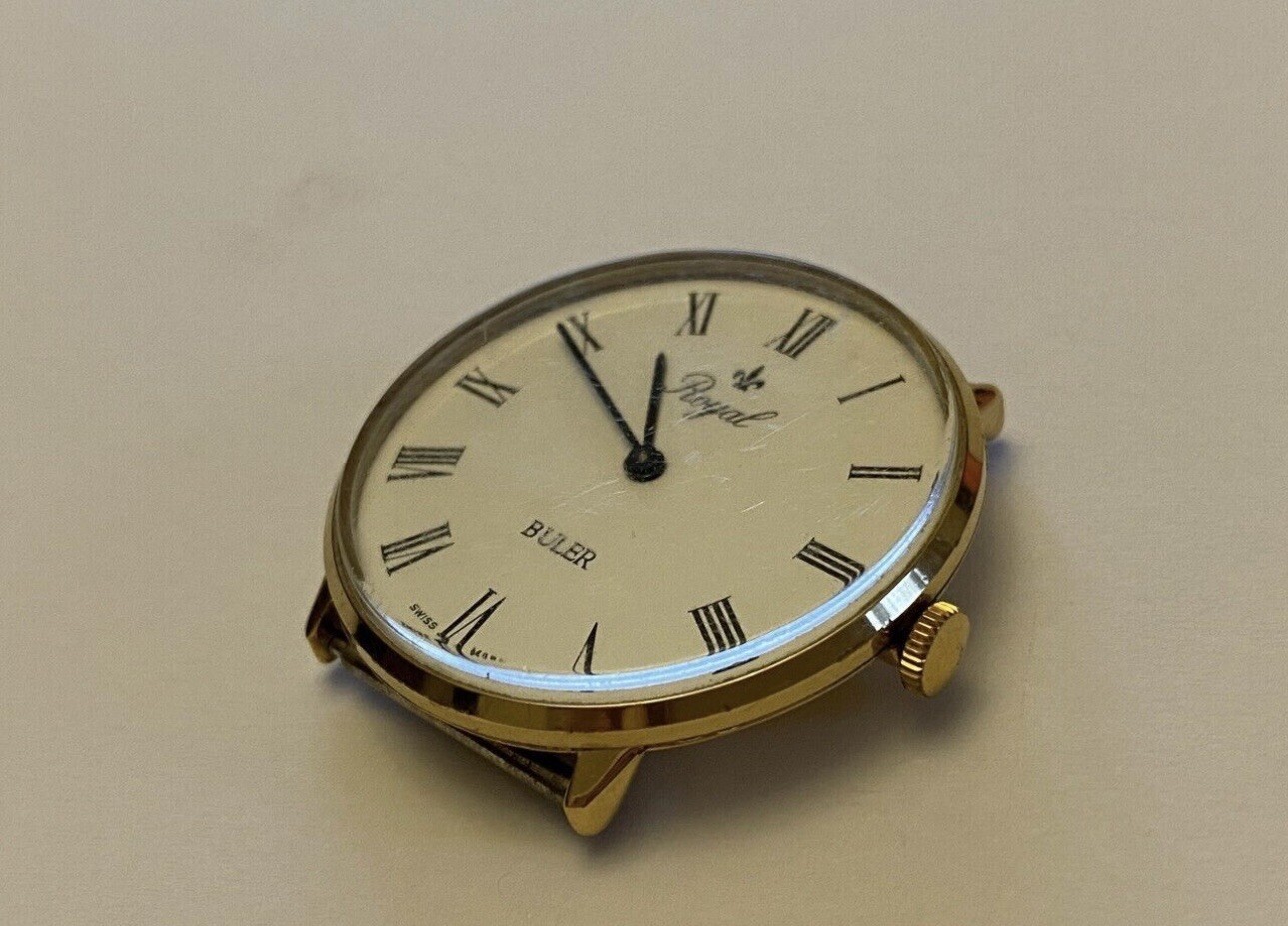Royal BULER Swiss Made 5501, Uhren, vergoldet/ Vintage | eBay