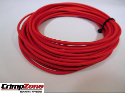 RED 22 GAUGE TXL AUTOMOTIVE WIRE HIGH TEMPERATURE COPPER USA - 25 FEET ...