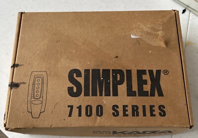 Kaba Simplex #7102-260-41 Metal Mechanical Pushbutton Lock Satin Chrome ...