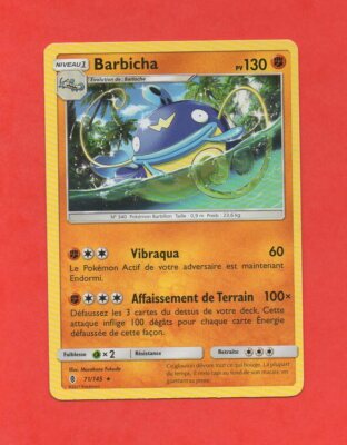 Pokémon n° 71/145 - BARBICHA - PV130 (A7408) | eBay