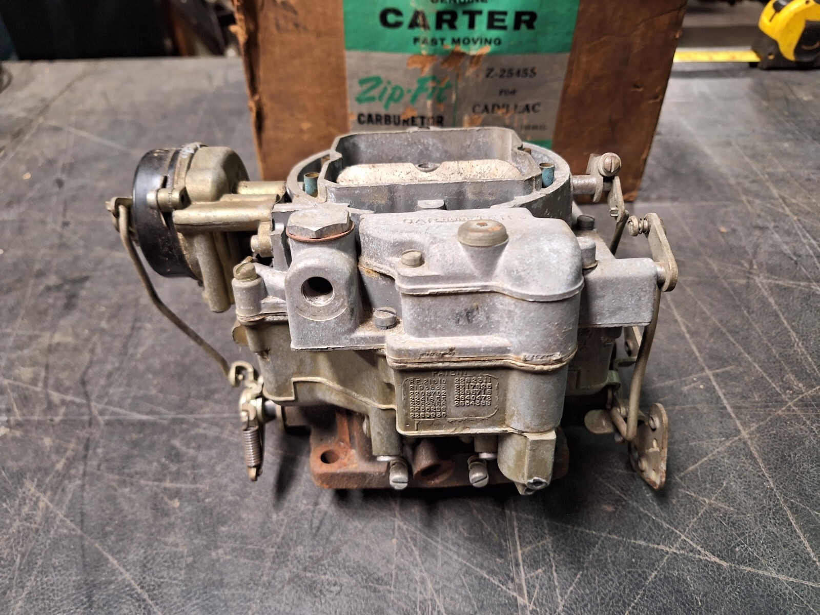 1956 Cadillac WCFB 4 Barrel Carter Carburetor Carb 1x4 2545S New In The ...