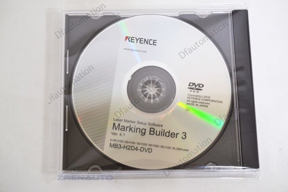 KEYENCE MB3-H2D4-DVD Marking Builder 3 MB3-H2D4-DVD from Japan New | eBay
