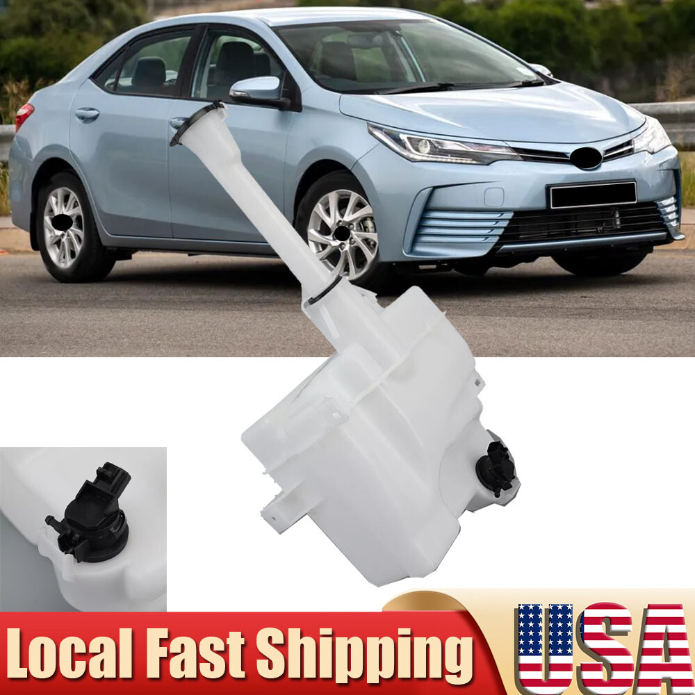 For 14-19 Toyota Corolla Windshield Washer Reservoir Tank Cap & Pump ...