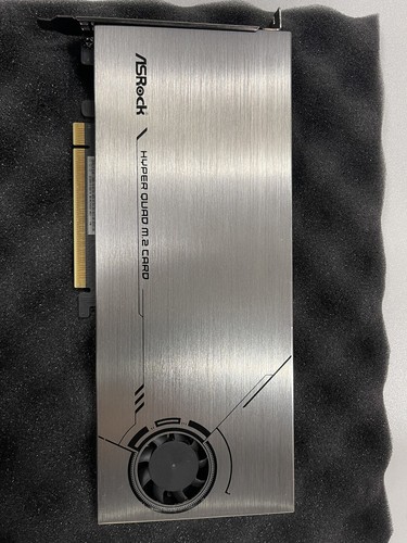 Asrock hyper quad m.2 card, 80-MCA0G0-1A01 YN | eBay UK