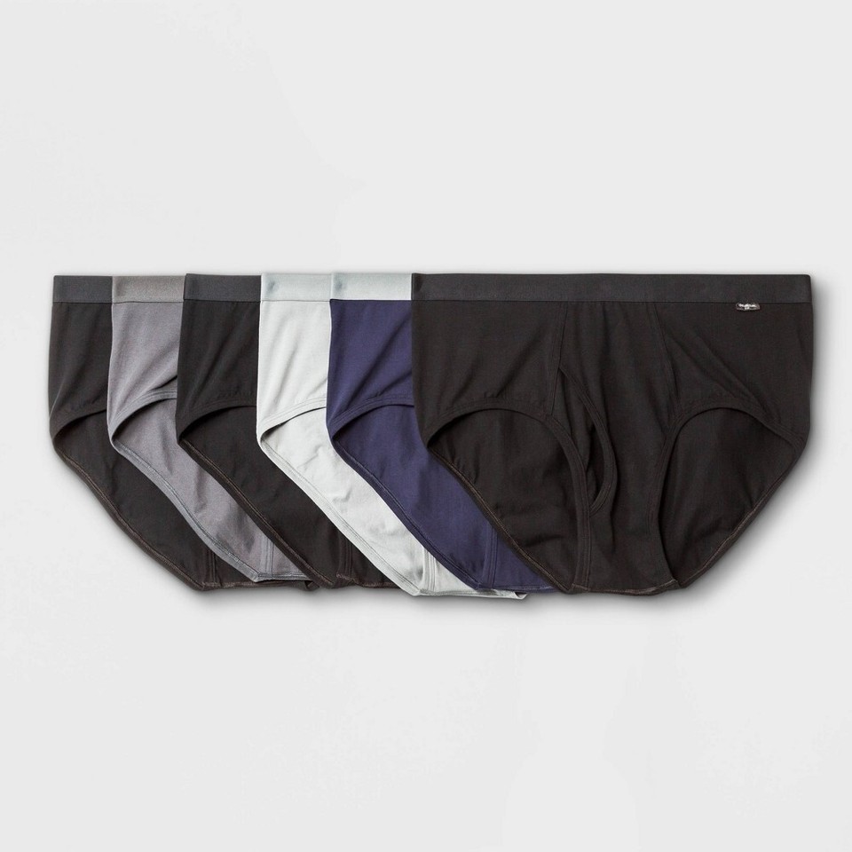 Men's Big & Tall Classic Briefs 6pk - Goodfellow & Co™ 3X, 4X, 5X | eBay