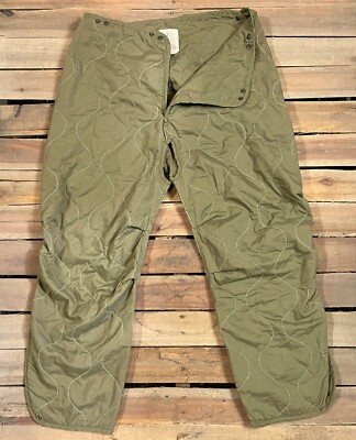 USGI Military Crewman's CVC Coveralls Pant Trouser Liner OD Green Many ...
