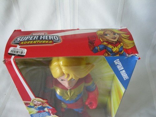 Mega Mighties Captain Marvel Super Hero Adventures Action Figure 10 ...