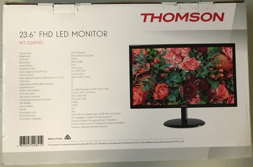 Thomson 23.6" Full HD LED Monitor - New, HDMI, 1080p | eBay Australia