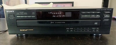🔥Sony CDP-C245 CD Player 5-DISC Compact Multi-Disc Carousel Changer ...