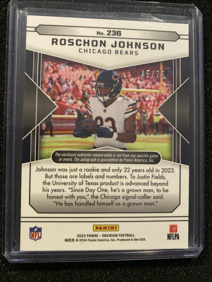 2023 Obsidian - RPA Purple Electric Etch Roschon Johnson 45/75 | eBay