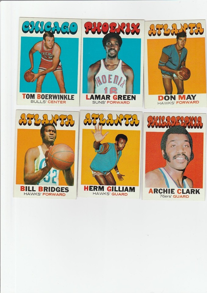 1971-72 Topps Basketball lot L@@K! | eBay