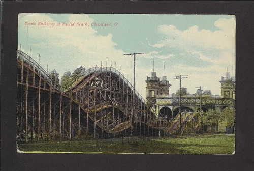 Cleveland Ohio OH c1910 Scenic Rail, Euclid Beach Amusement Park ...