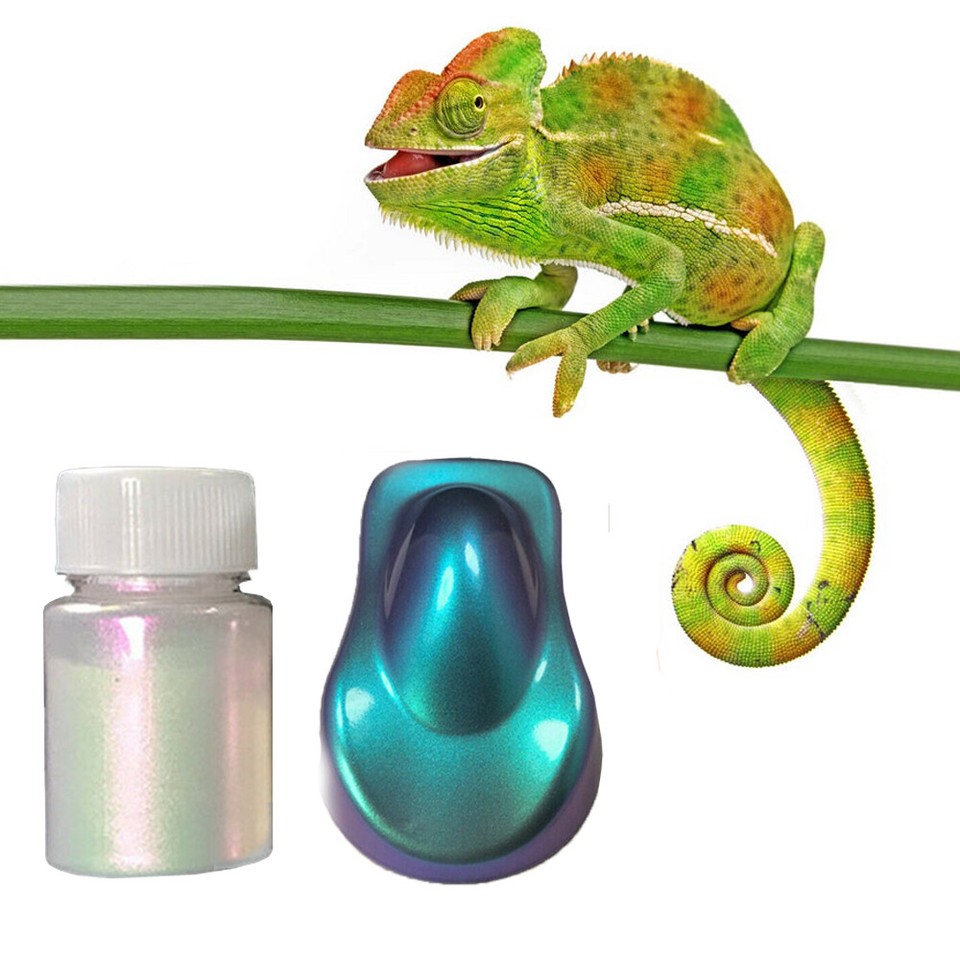 10g Chameleon Color Changing Pearl Powder Color Shift For Car Paint ...
