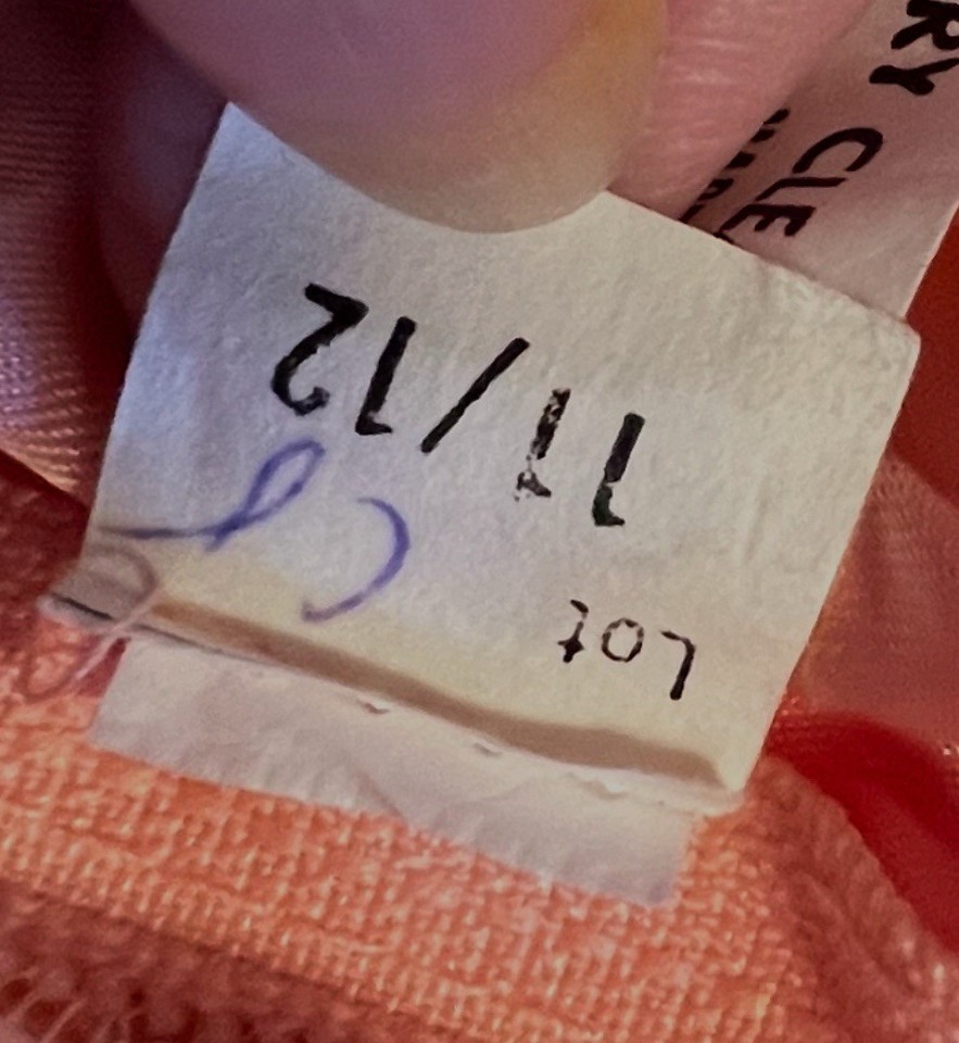 Vintage 80s Prom Dress Peach Lace Party Puffy Sleeve Ruched Satin sz 11 ...