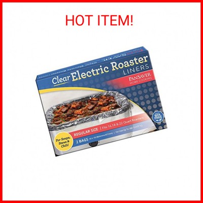PanSaver Cooking Liners, Disposable Electric Roasting Pan Liners for ...