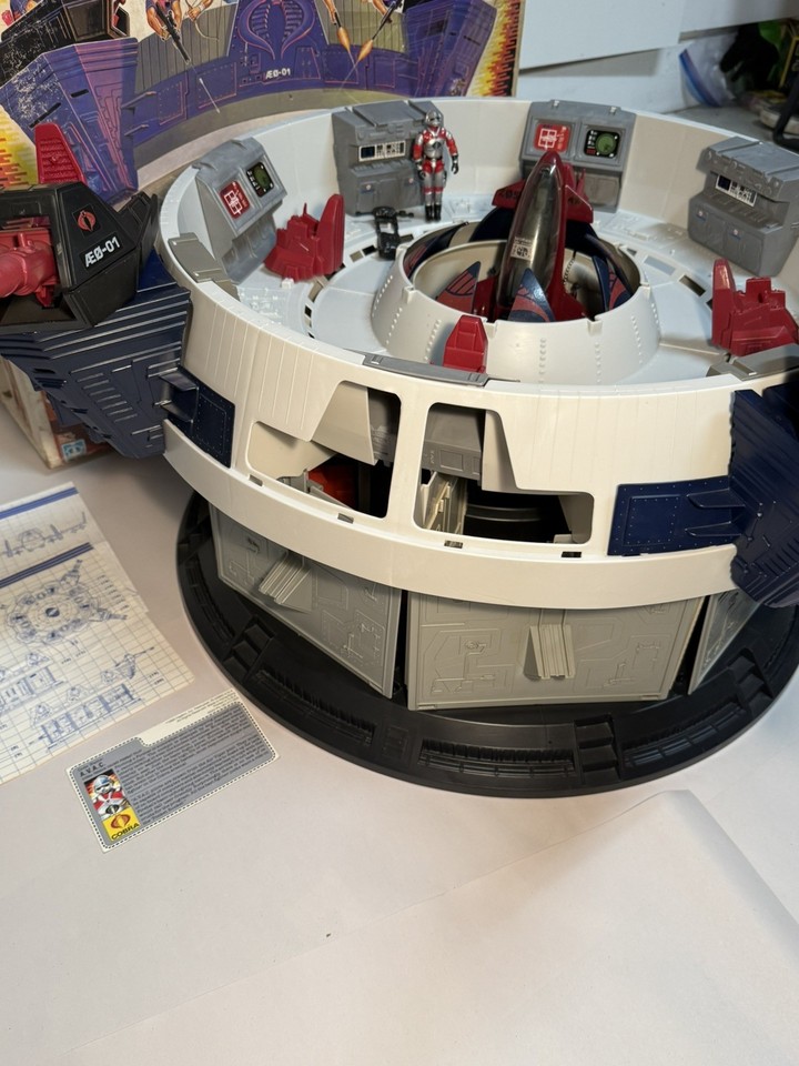 GI Joe 1986 Cobra Terror Drome (complete) and Firebat (complete) w/ Box ...