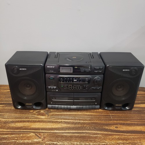 Sony CFD-560 CD Player Radio Stereo Cassette Boombox Tested Read | eBay