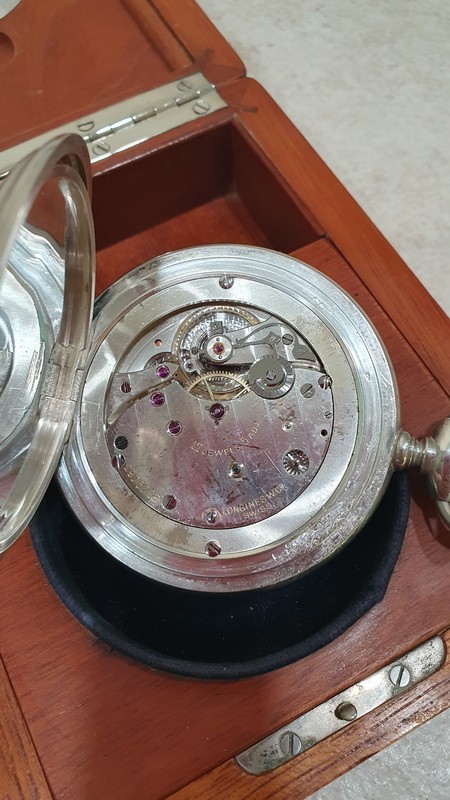 Longines navigation ship deck watch Cal 21.29 chronometer with box and ...