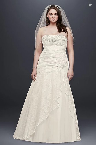 16w 9yp3344 David’s Bridal Wedding Dress New w/Tags Yp3344 | eBay